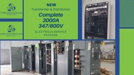 Complete NEW 3000A Service Package 25KV-347/600V